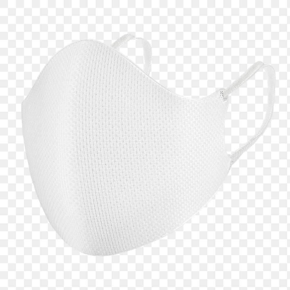White protective cloth mask design | Free PNG - rawpixel