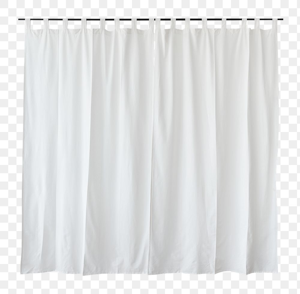 White drapery hanging from a curtain | Premium PNG Sticker - rawpixel