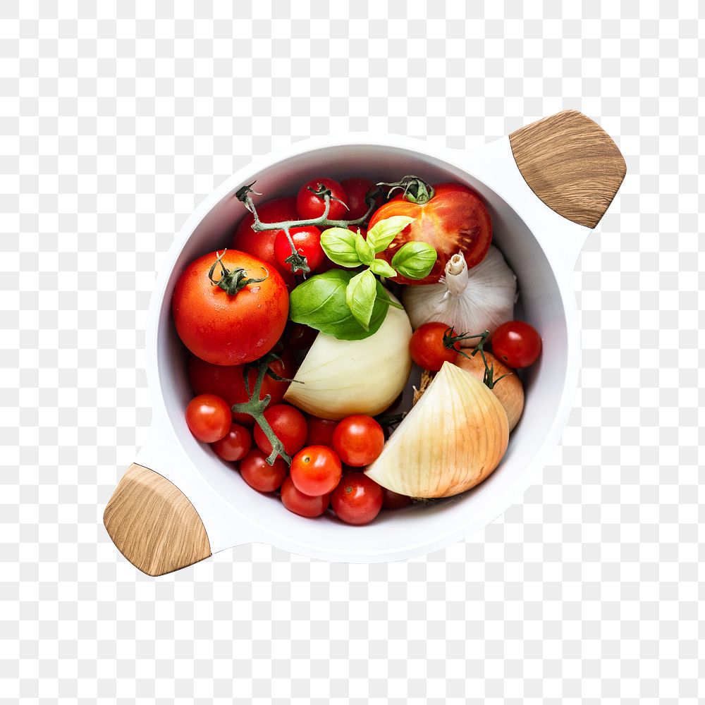 Png mixed vegetables in a pot | Premium PNG Sticker - rawpixel