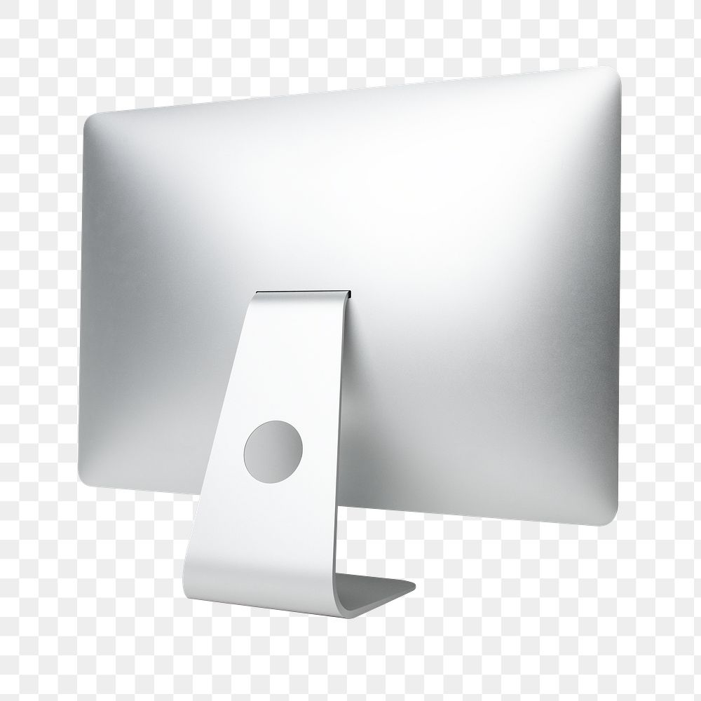 Computer back view png mockup | Free PNG Sticker - rawpixel