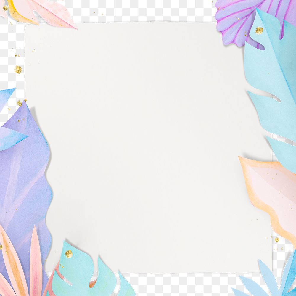Png transparent frame with pastel | Free PNG - rawpixel
