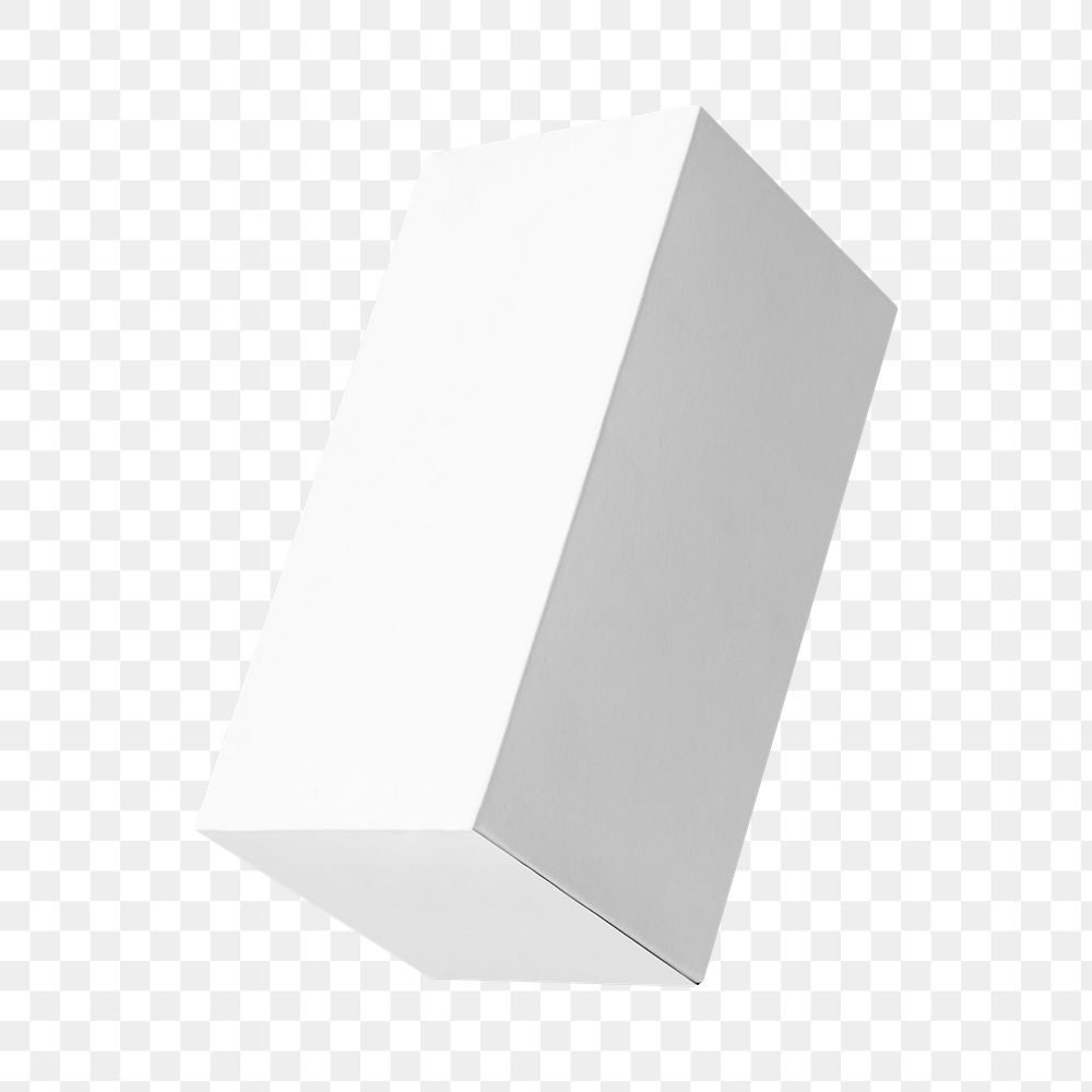 Blank white box mockup png | Free PNG Sticker - rawpixel