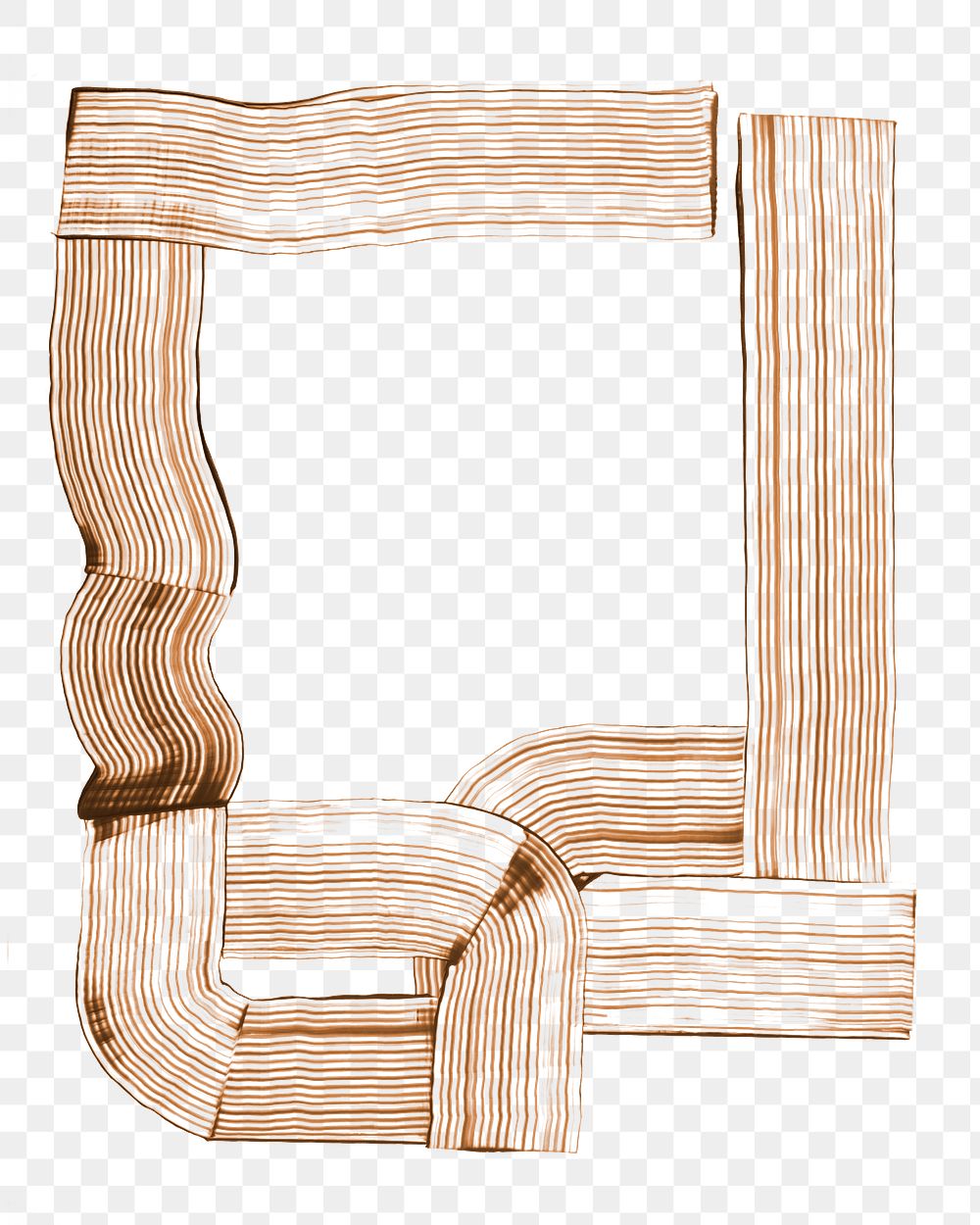 Abstract art textured frame png | Free PNG - rawpixel