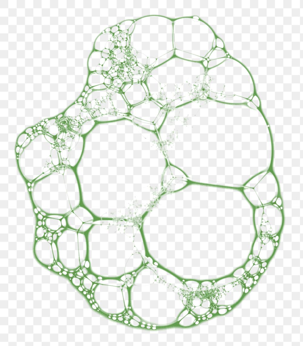 Green bubble painting png element | Free PNG Sticker - rawpixel