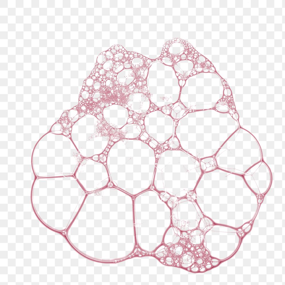 Red bubble art png element | Free PNG Sticker - rawpixel