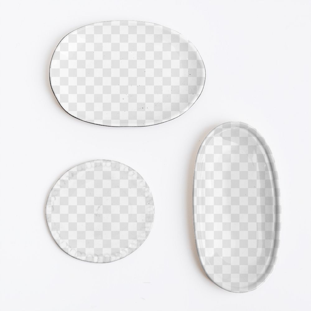 Plain plate png mockup in flat | Free PNG - rawpixel
