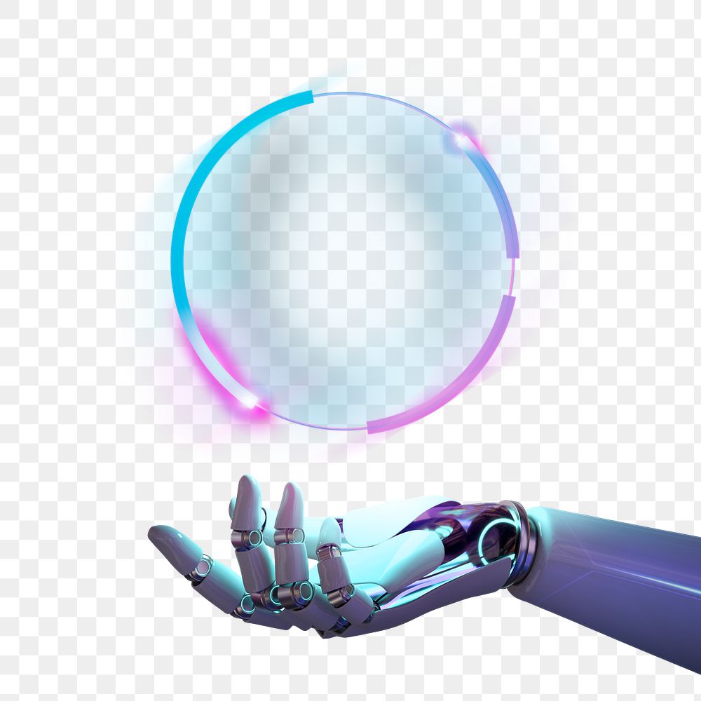 Abstract png frame sticker, futuristic | Premium PNG Sticker - rawpixel