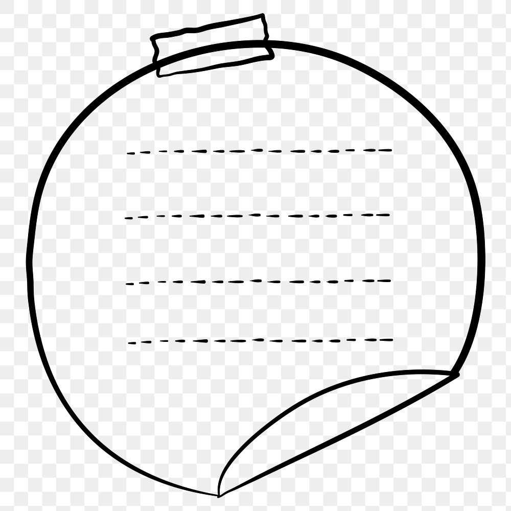 Goodnotes stickers png circle note | Free PNG Sticker - rawpixel