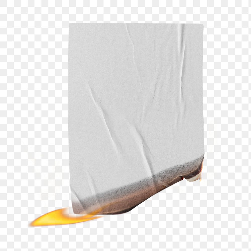 Burning paper png, realistic poster | Premium PNG - rawpixel