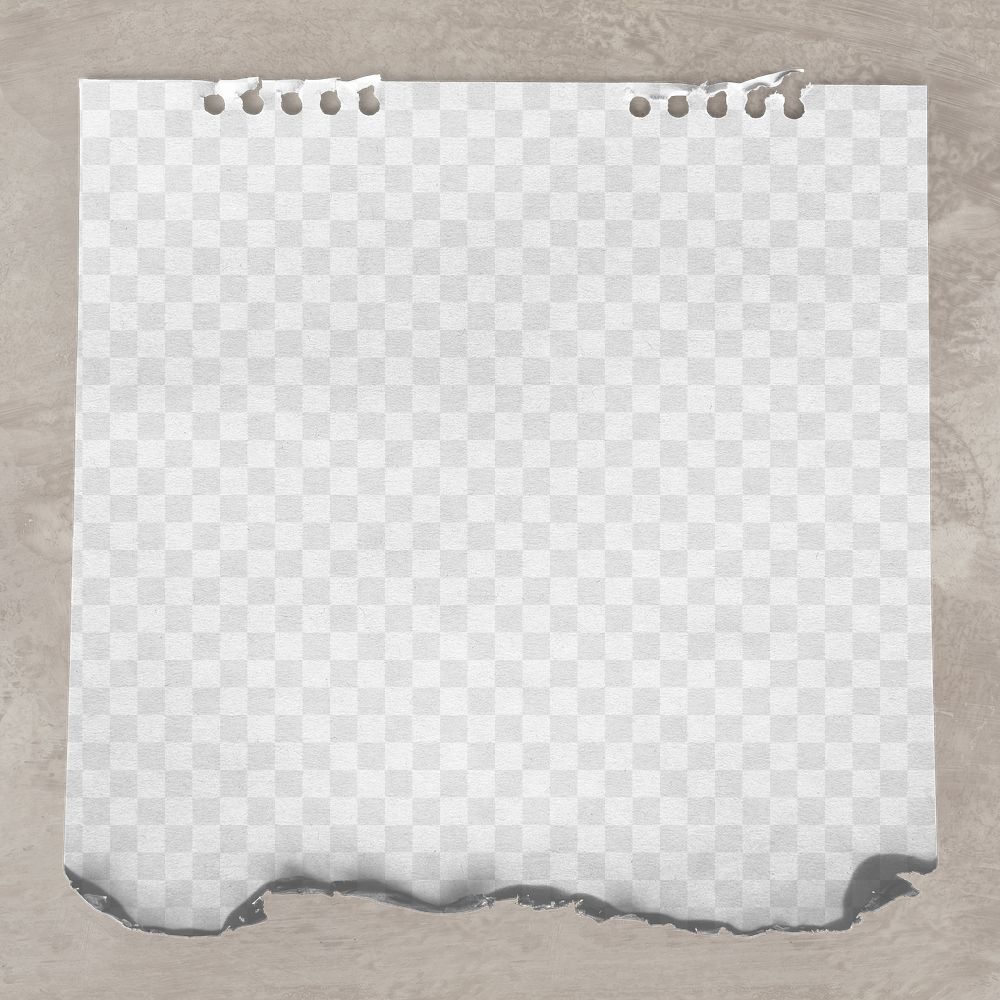 Ripped note paper png mockup, | Premium PNG - rawpixel