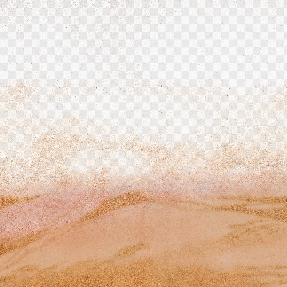 Desert png border, brown sand | Premium PNG - rawpixel