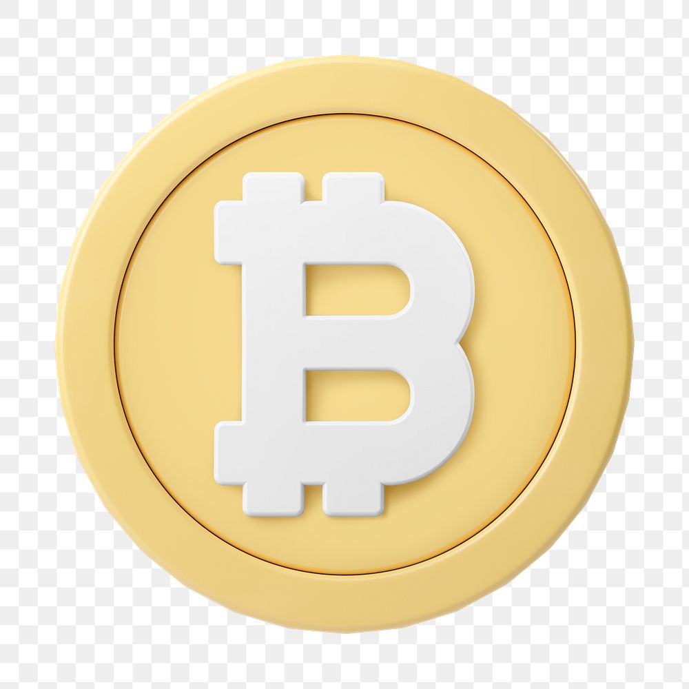 3D Bitcoin png blockchain cryptocurrency | Premium PNG Sticker - rawpixel