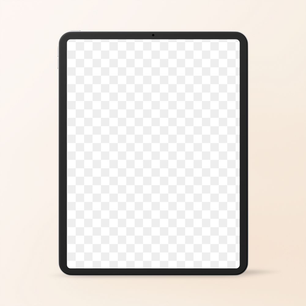 Tablet screen png mockup, 3D | Premium PNG - rawpixel