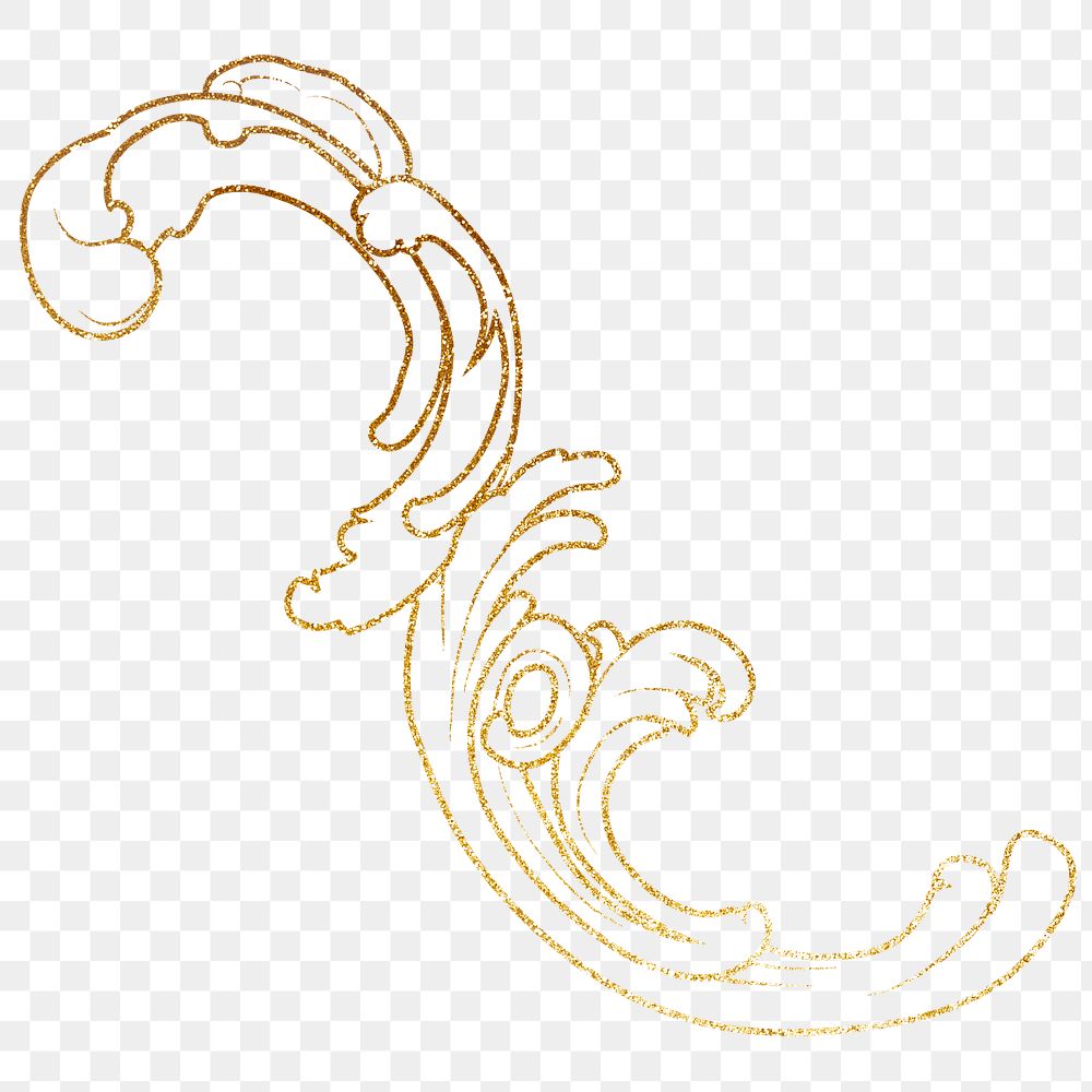 Filigree ornament png clipart, decorative | Premium PNG - rawpixel