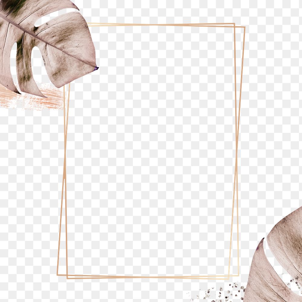 Minimal frame png with dry | Free PNG Sticker - rawpixel