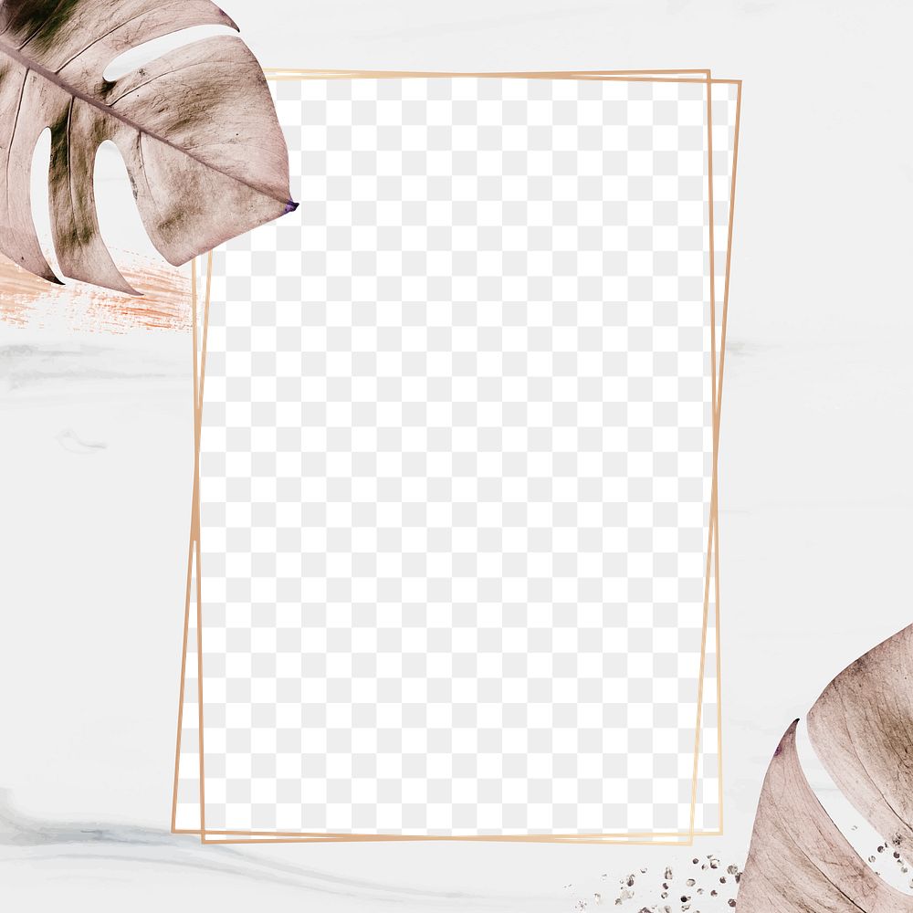 Marble frame png with dry | Free PNG - rawpixel