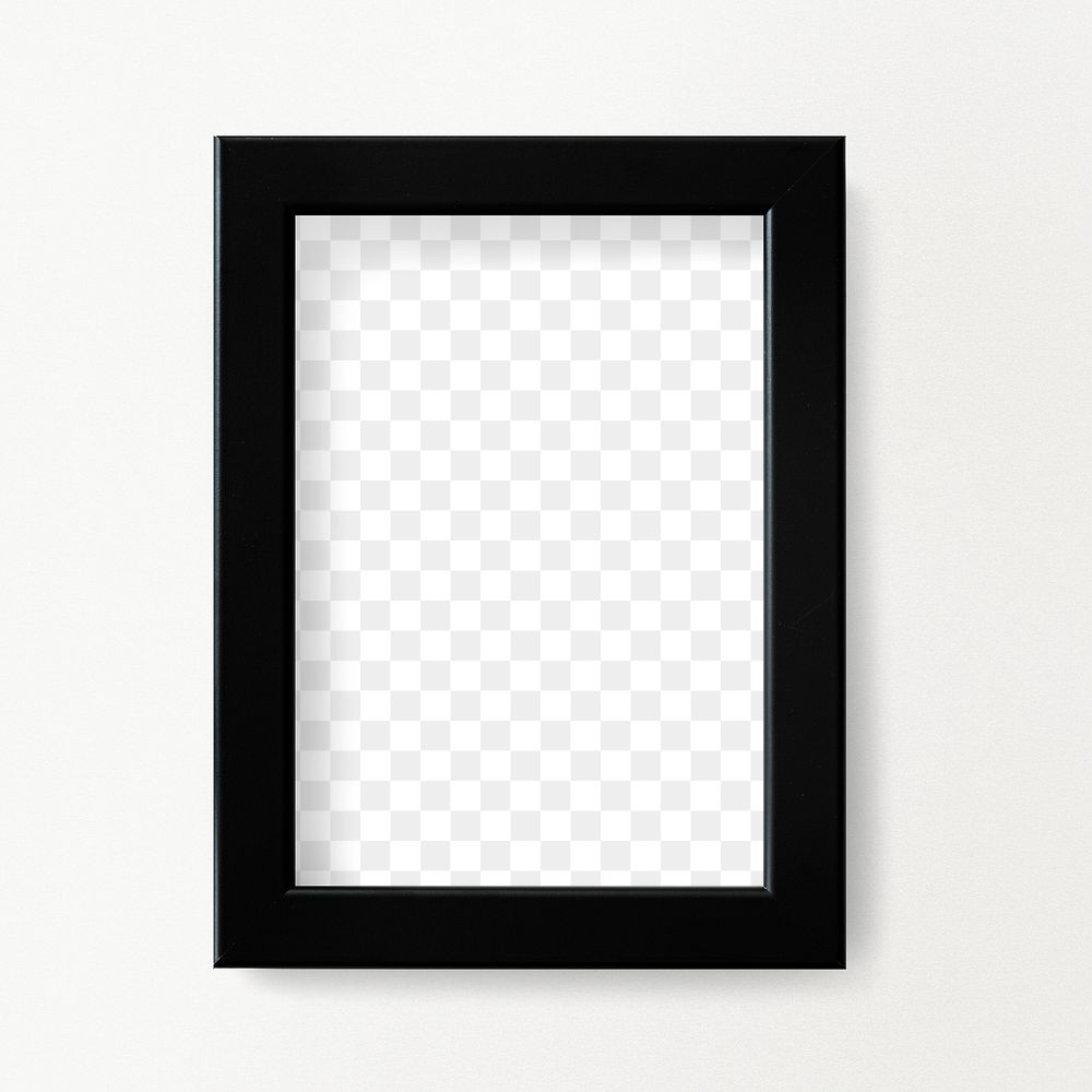 Black frame mockup on a wall | Free PNG - rawpixel