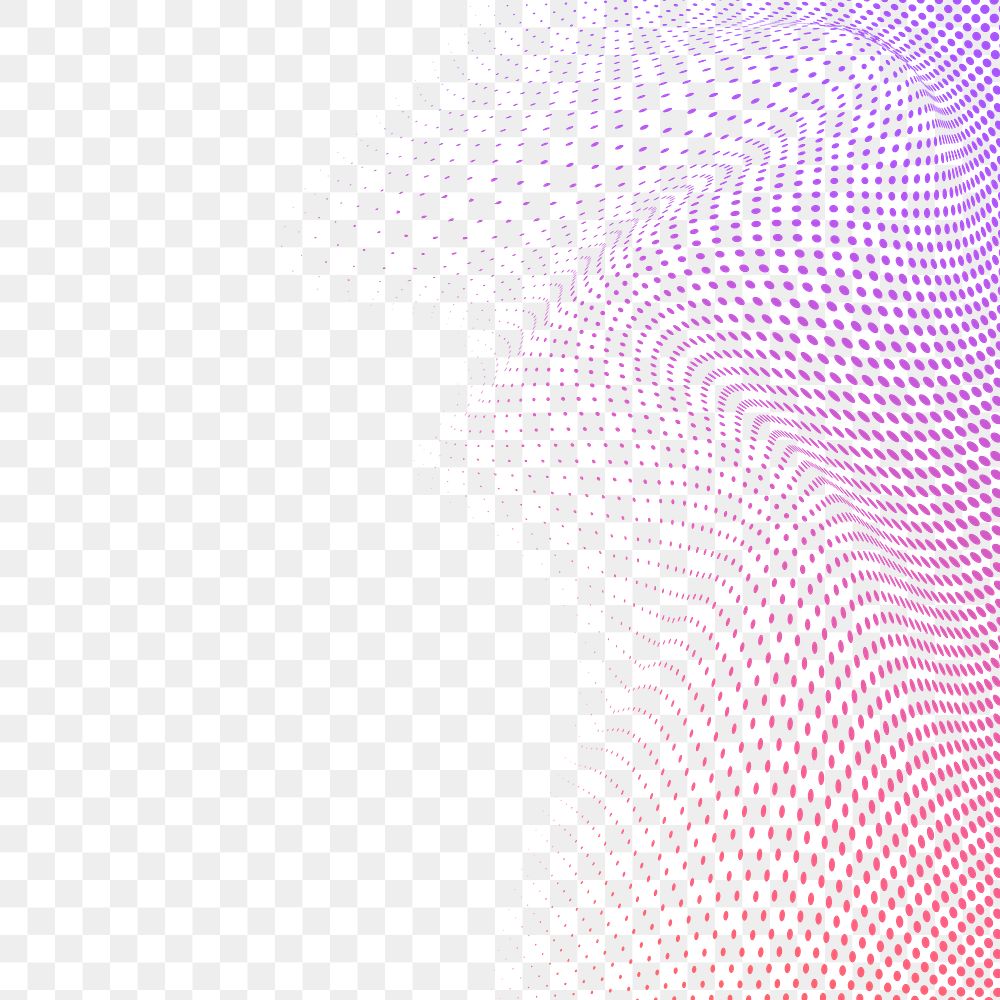 Colorful halftone dots design element | Free PNG Sticker - rawpixel