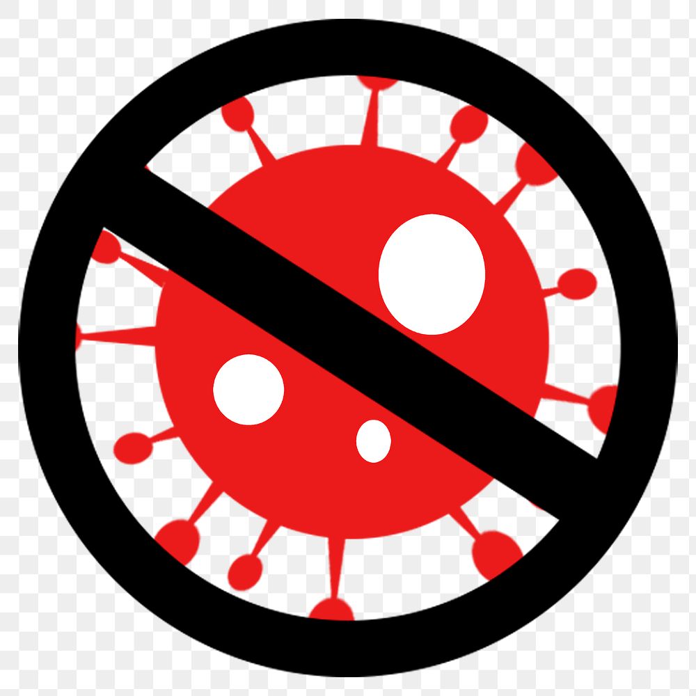 Prevent coronavirus pandemic icon transparent | Free PNG Sticker - rawpixel
