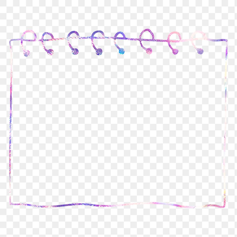 Purple neon paper note frame | Free PNG - rawpixel