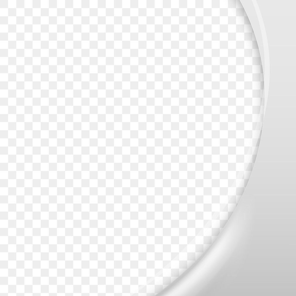 Gray curve frame template design | Premium PNG - rawpixel