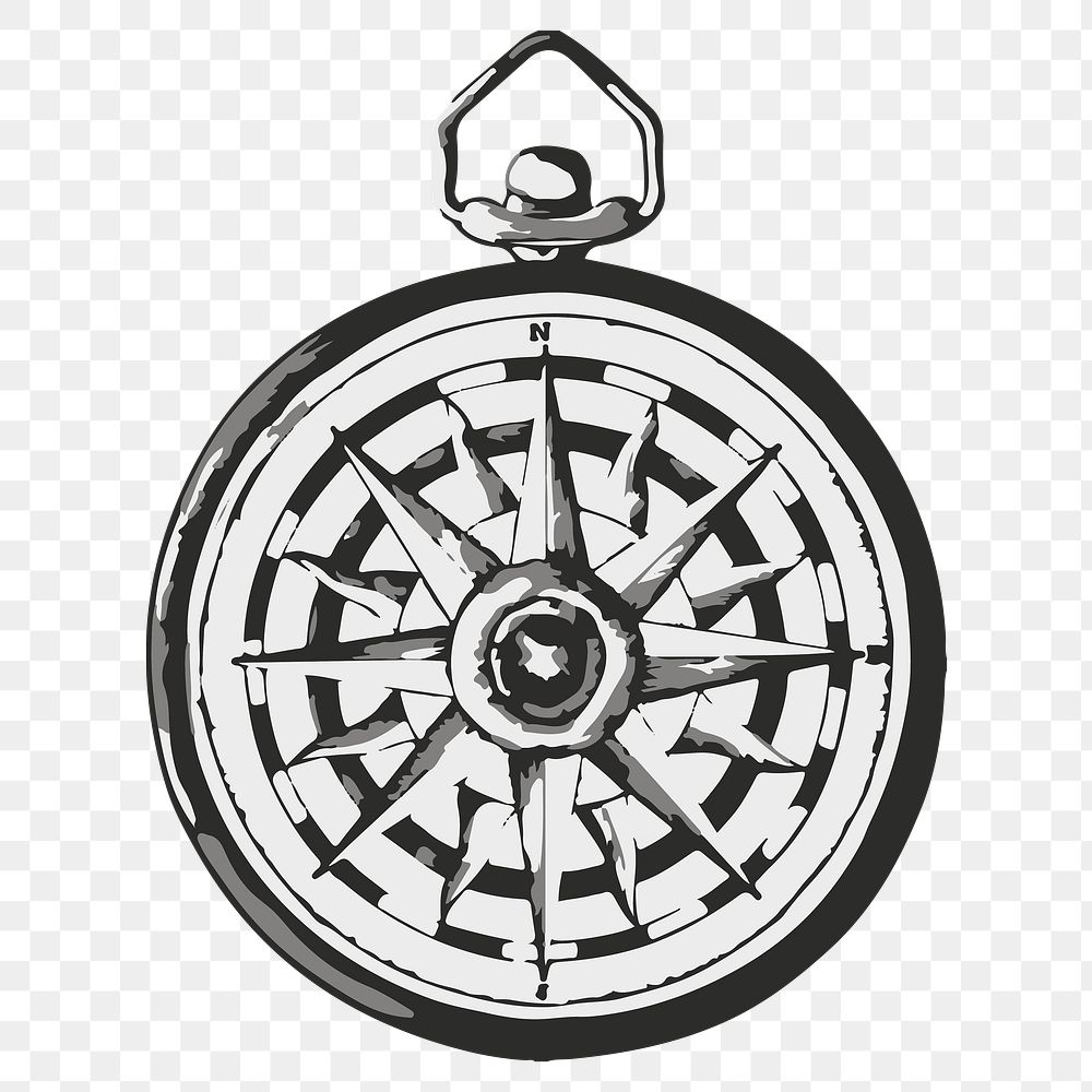 Vectorized compass design element | Free PNG Sticker - rawpixel