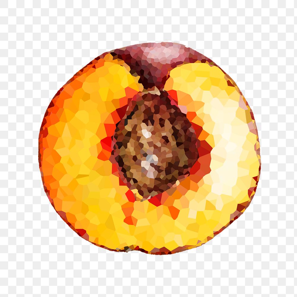 Peach crystallized style overlay | Free PNG Sticker - rawpixel