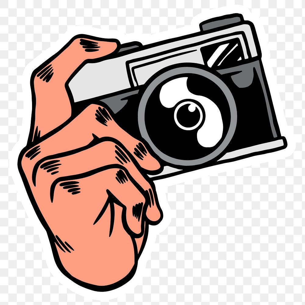 Analog camera sticker overlay design | Free PNG Sticker - rawpixel