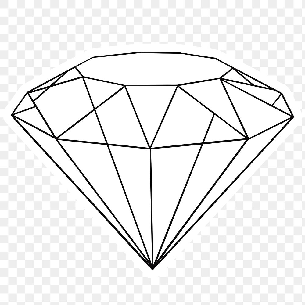 Png crystal diamond gem sticker | Free PNG Sticker - rawpixel