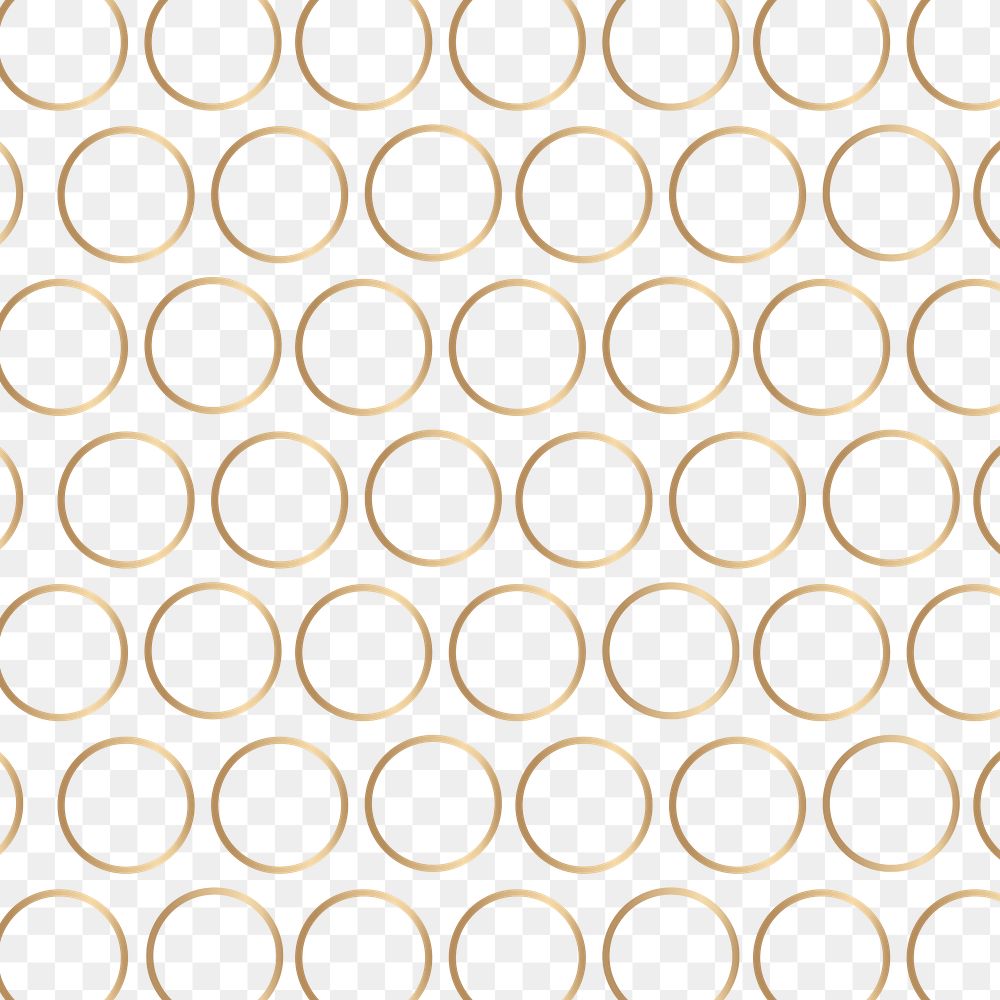 Gold circle patterned background design | Free PNG Sticker - rawpixel
