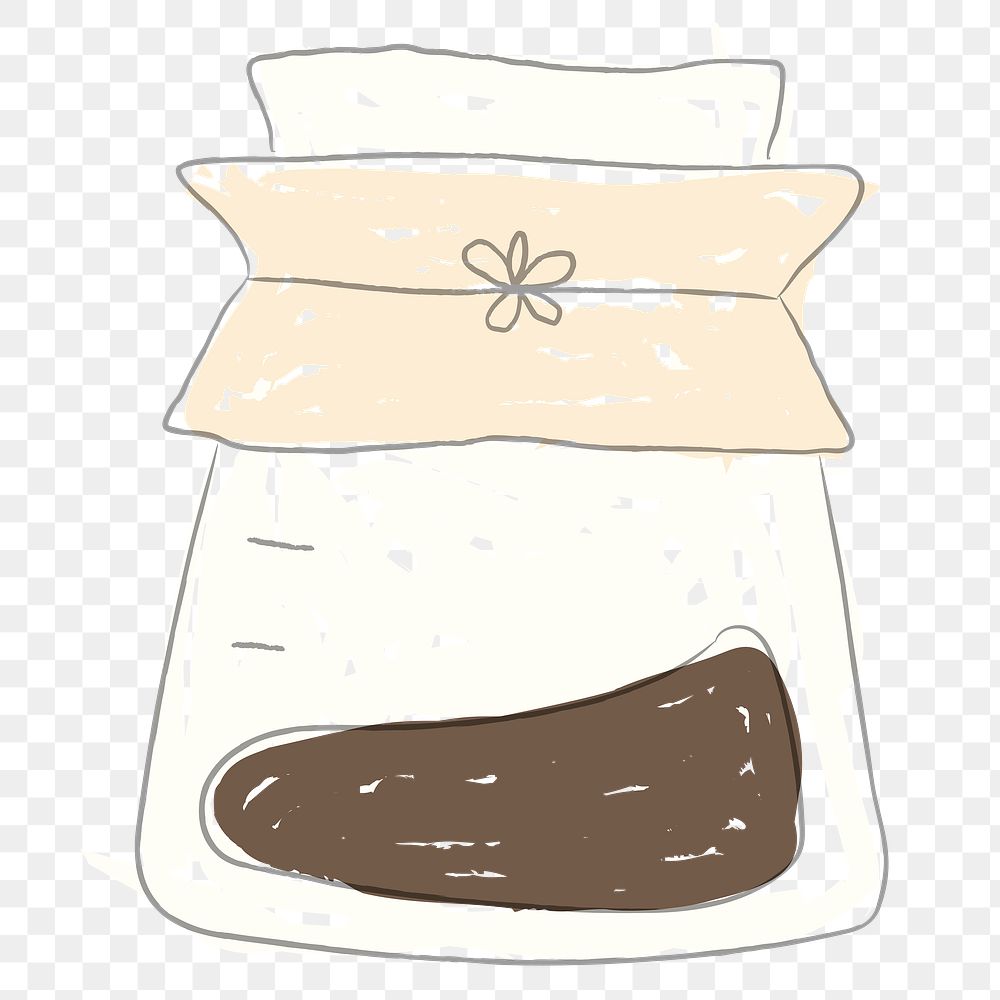 Doodle style coffee drip design | Free PNG Sticker - rawpixel