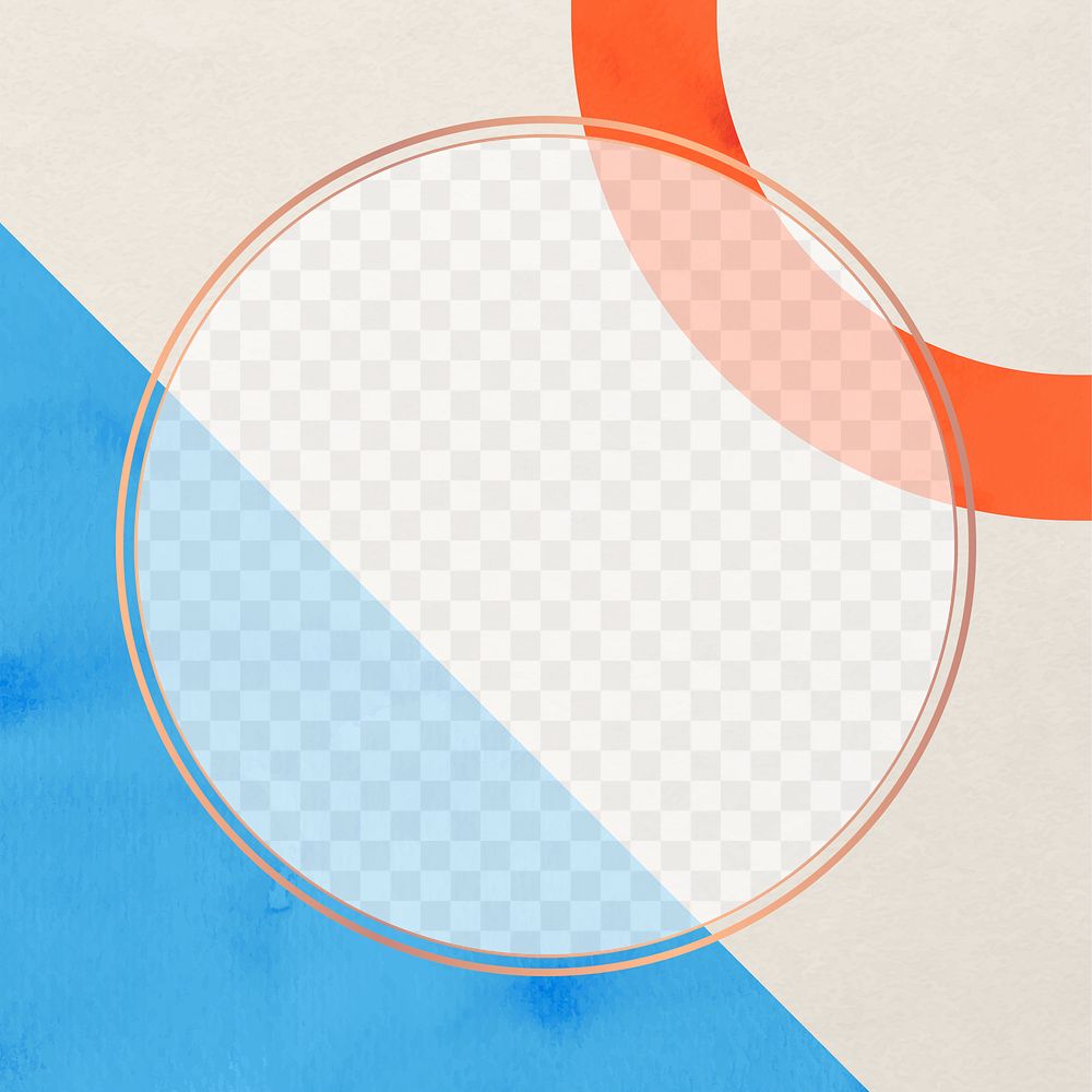 Rose gold round png frame | Free PNG - rawpixel