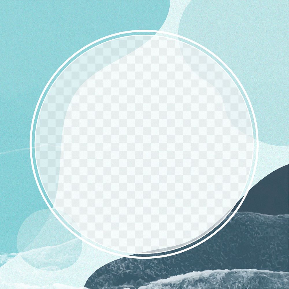 Png Blue round texture frame | Free PNG - rawpixel