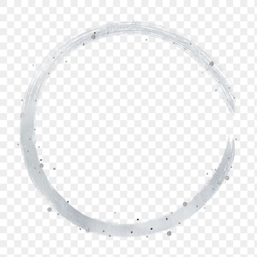 Round gray brush stroke design | Premium PNG - rawpixel