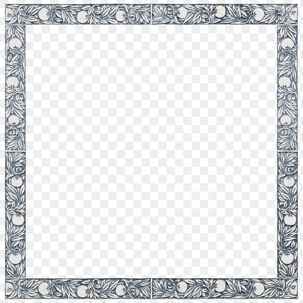 PNG nature ornament black frame | Premium PNG - rawpixel