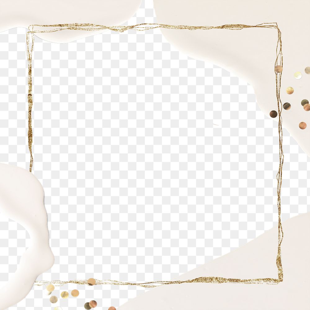 Png gold shimmer frame glittery | Free PNG - rawpixel