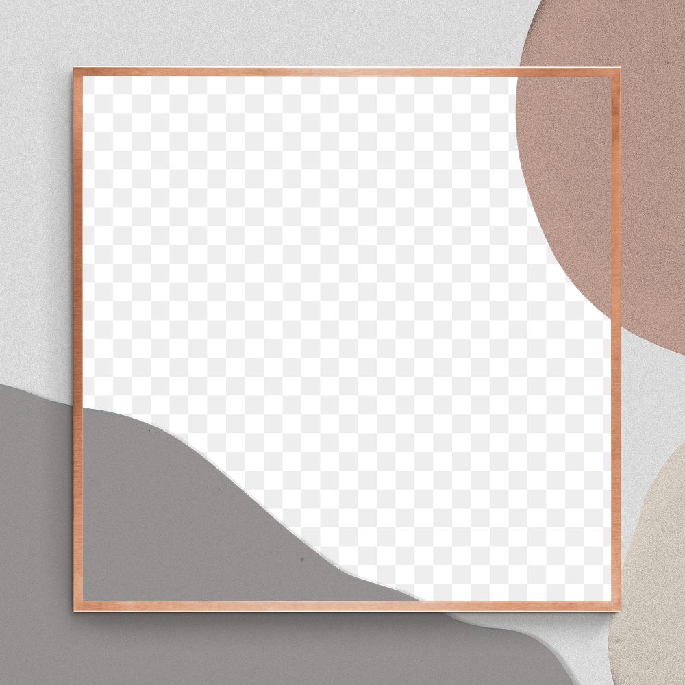 Bronze png frame transparent background | Free PNG - rawpixel
