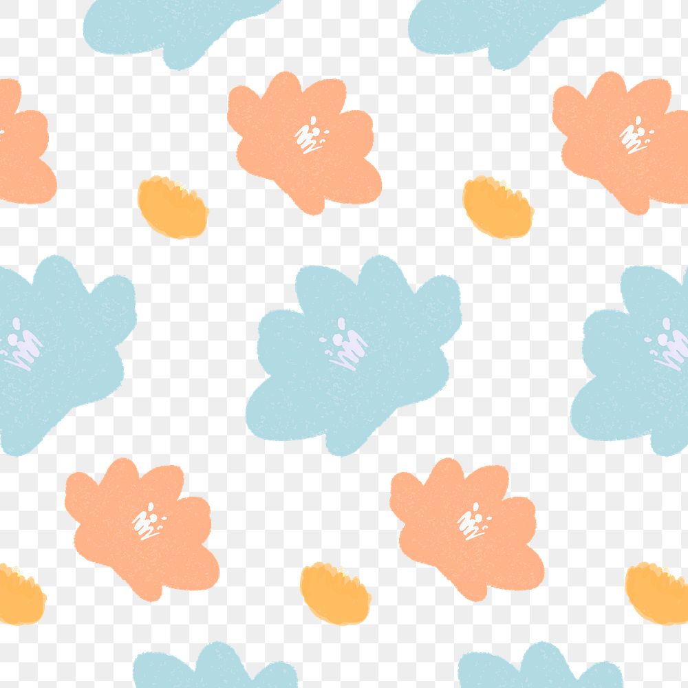 Floral pattern background png hand | Free PNG - rawpixel