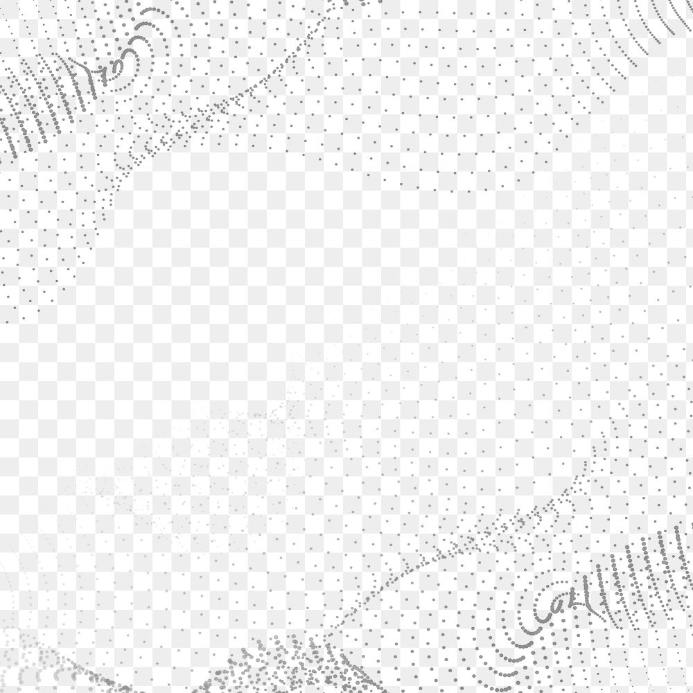 Abstract wireframe border png digital | Free PNG - rawpixel
