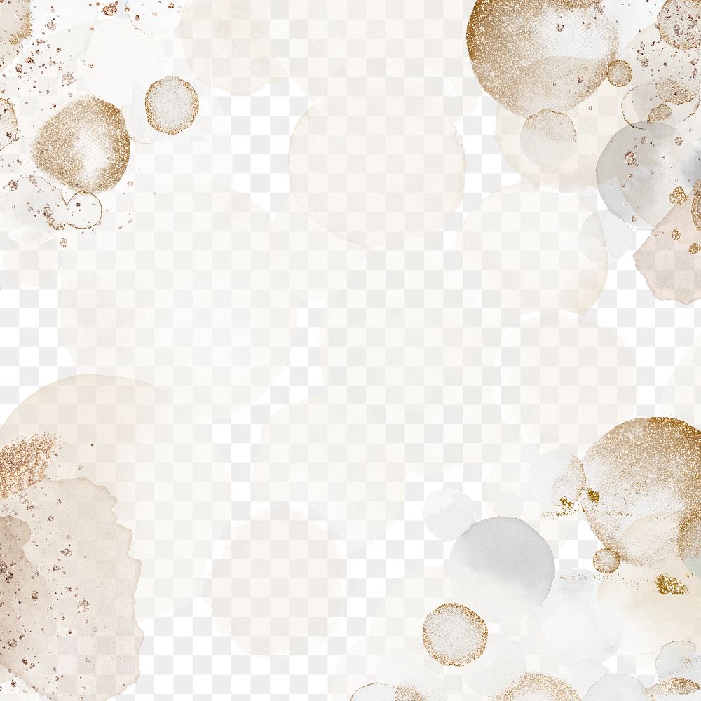 Glittery watercolor stain border png | Premium PNG - rawpixel