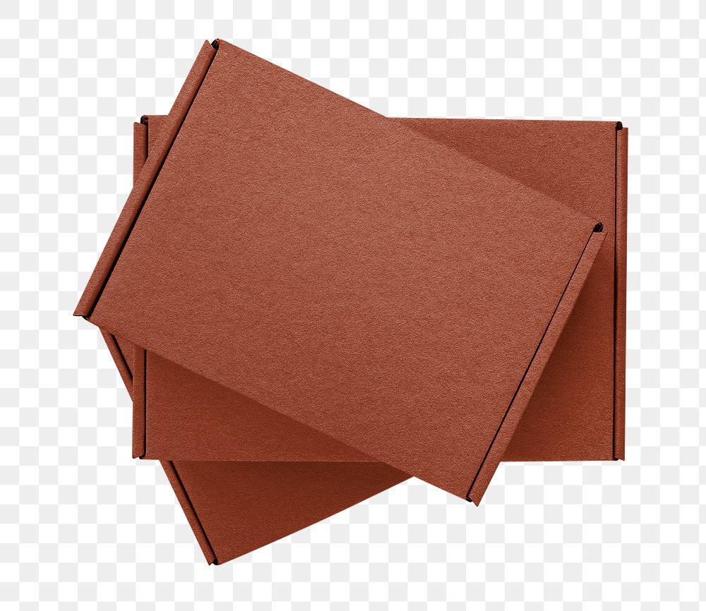 Png box mockup flat lay | Free PNG Sticker - rawpixel