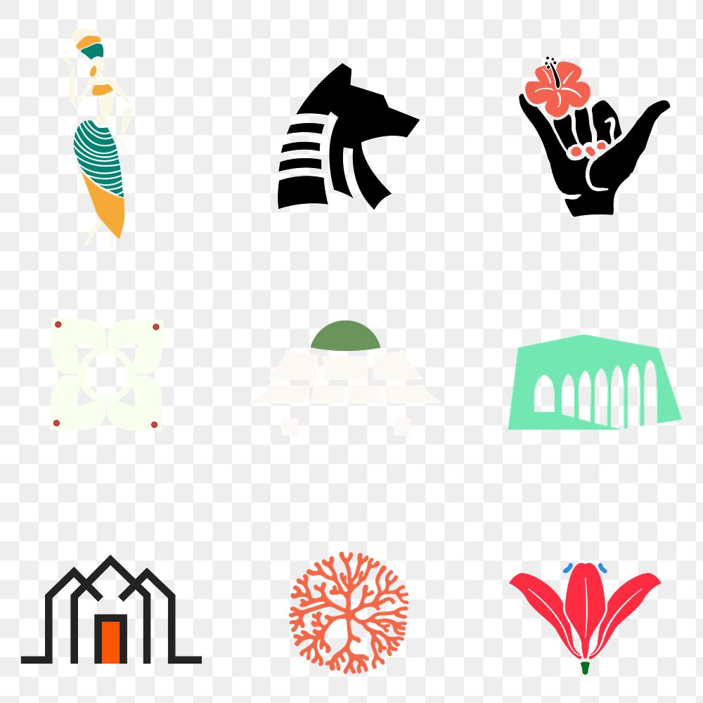 Colorful icon png illustration for branding | Premium PNG - rawpixel