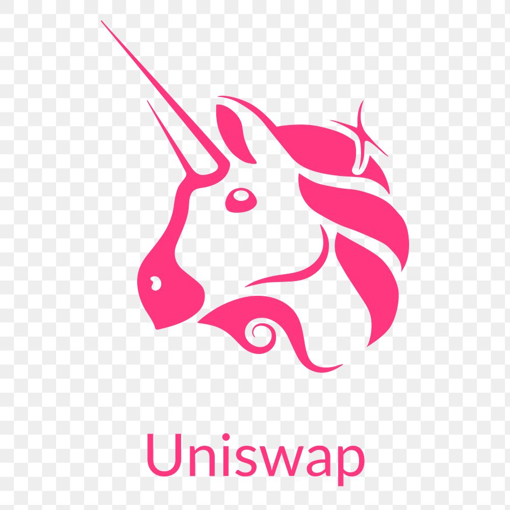 Uniswap cryptocurrency unicorn logo png | Free PNG Sticker - rawpixel
