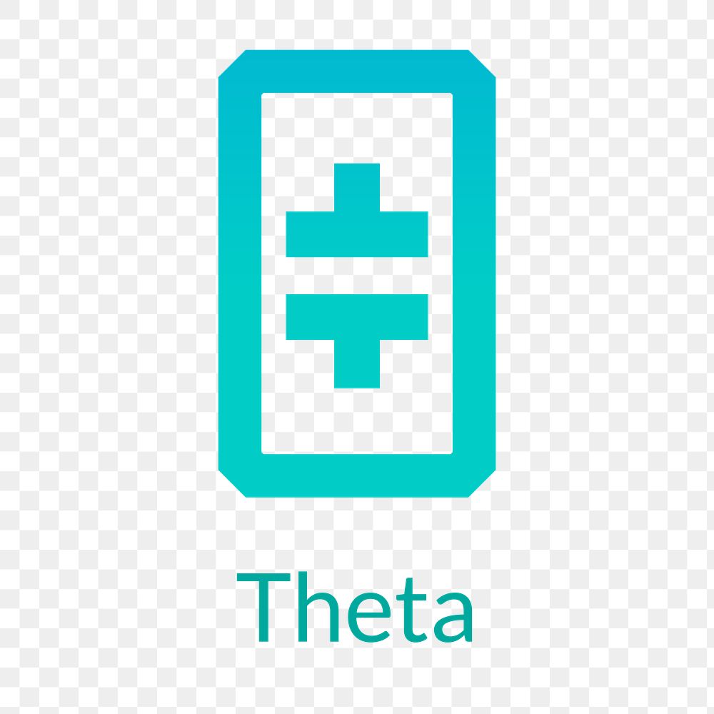 Theta blockchain cryptocurrency logo png | Free PNG Sticker - rawpixel
