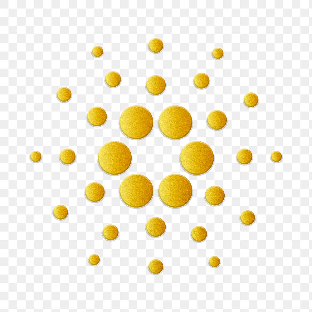Cardano blockchain cryptocurrency icon png | Premium Icons Sticker ...