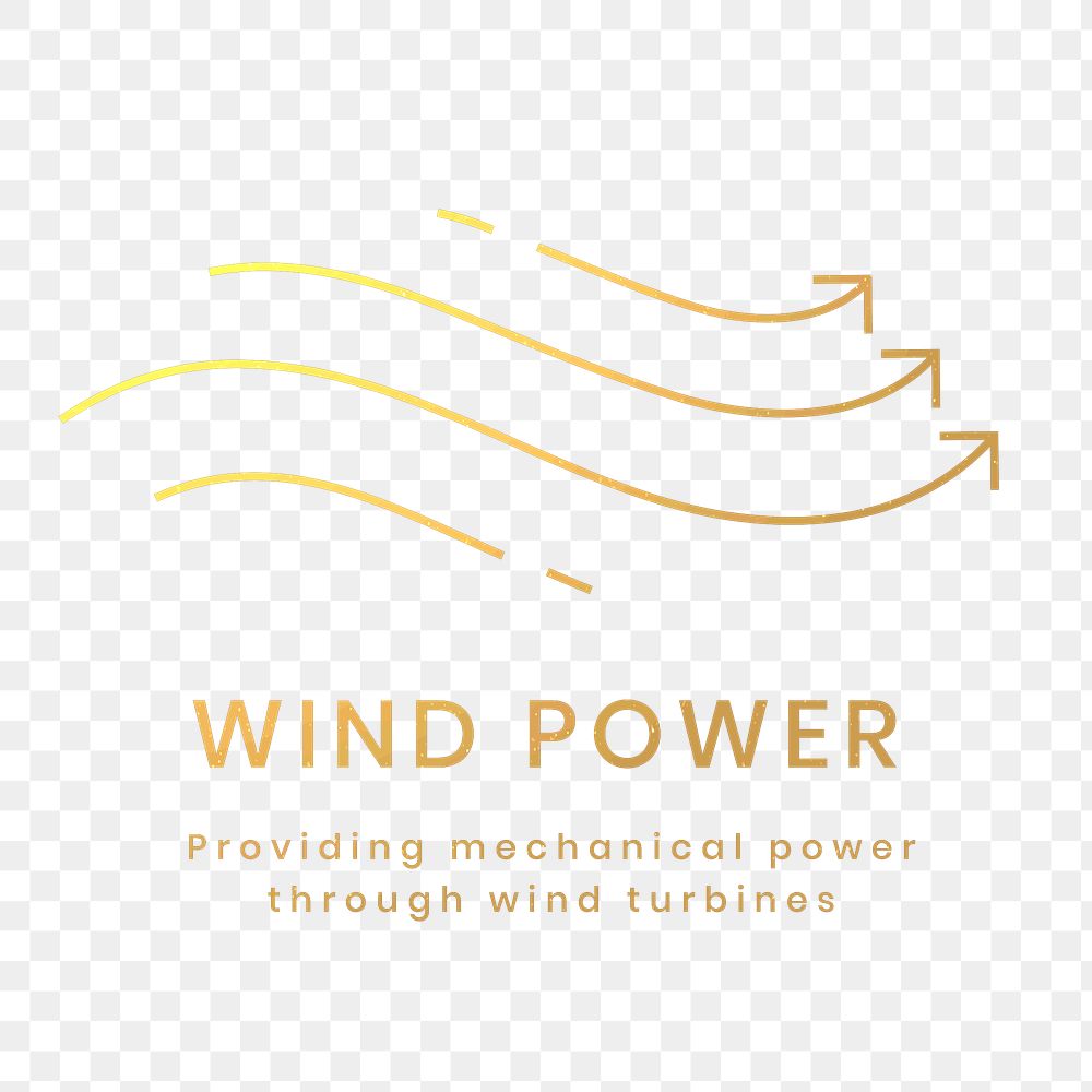 Wind power environmental logo png | Free PNG Sticker - rawpixel