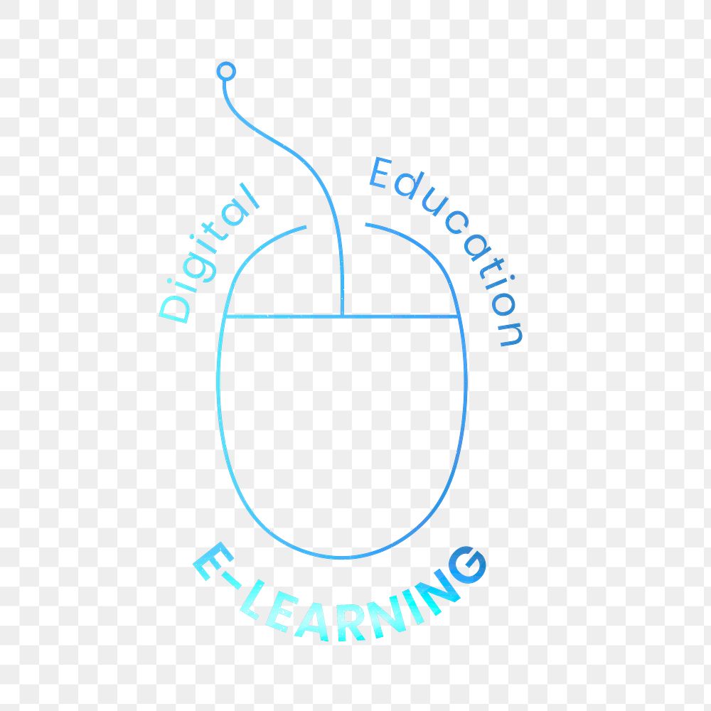 Digital education logo png with computer | Free PNG Sticker - rawpixel