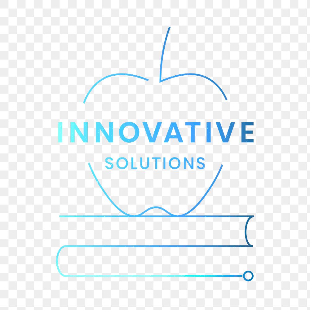 Innovative solutions logo png education | Free PNG Sticker - rawpixel