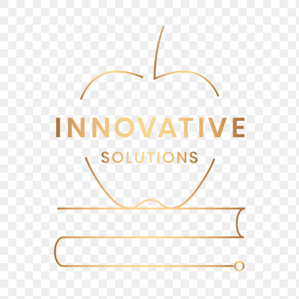 Innovative solutions logo png education | Free PNG Sticker - rawpixel