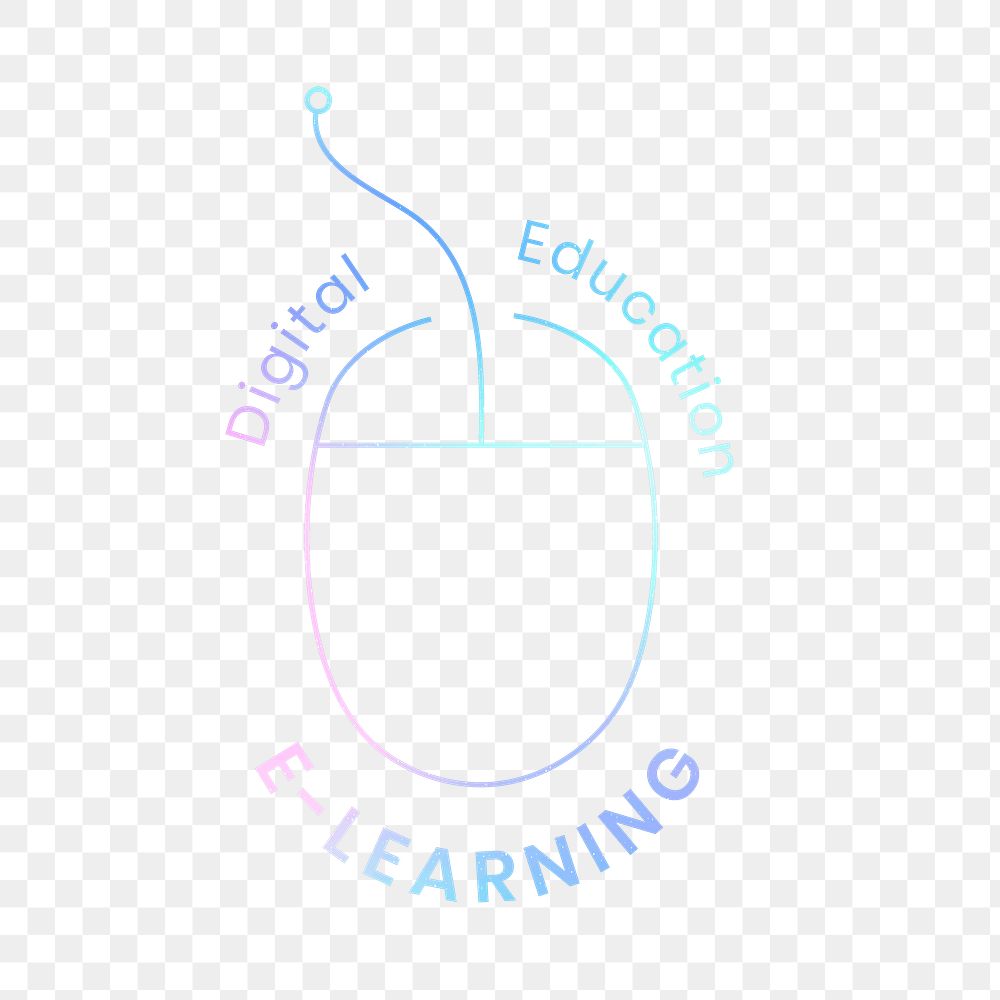 Digital education logo png with computer | Free PNG Sticker - rawpixel